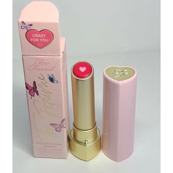 Too Faced | Makeup | Too Faced Heart Core Lipstick Crazy For You | Poshmark